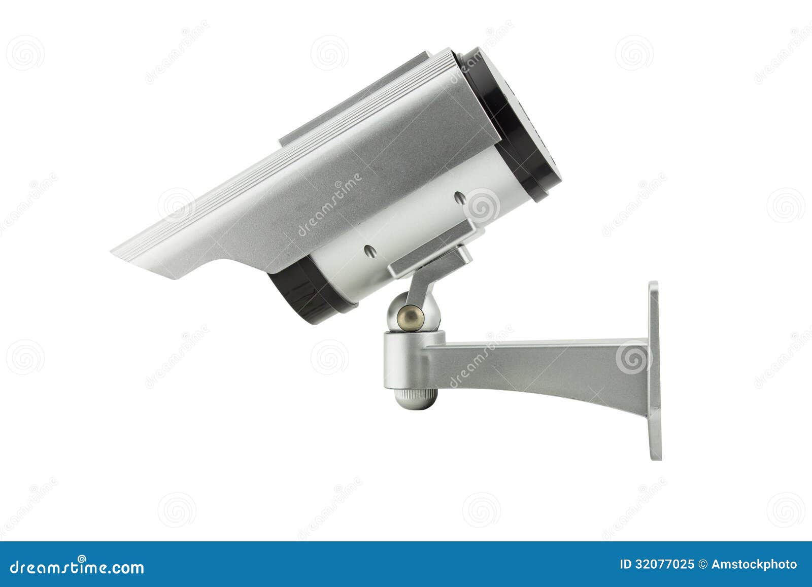 Cctv Camera Isolated On White Background Stock Image - Image of ...
