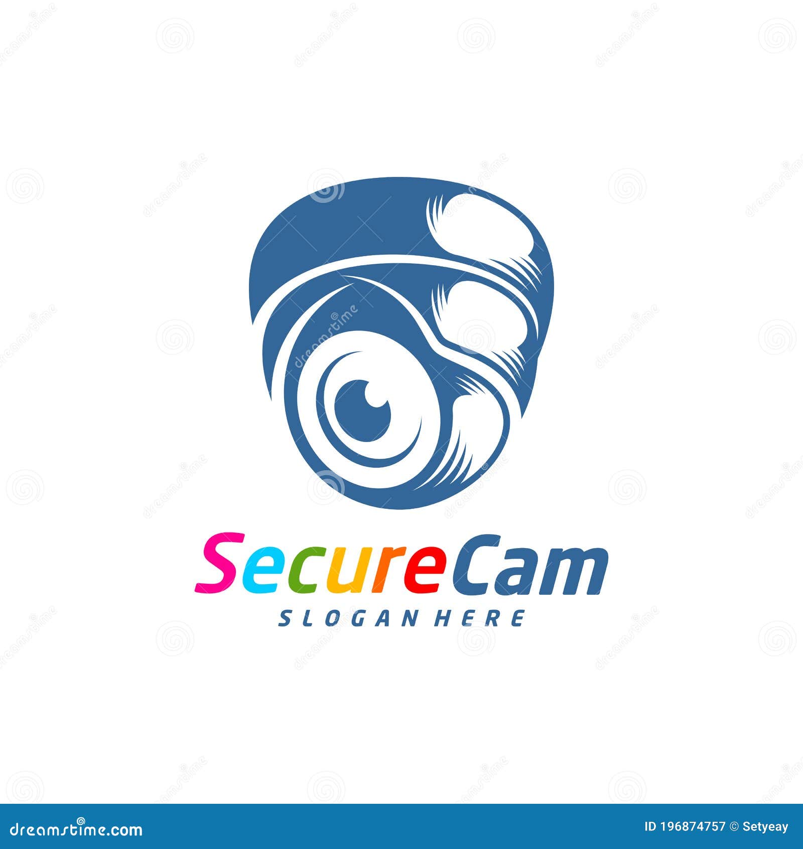 CCTV Camera Logo Design Vector Template, Concept Symbol Icon Stock ...