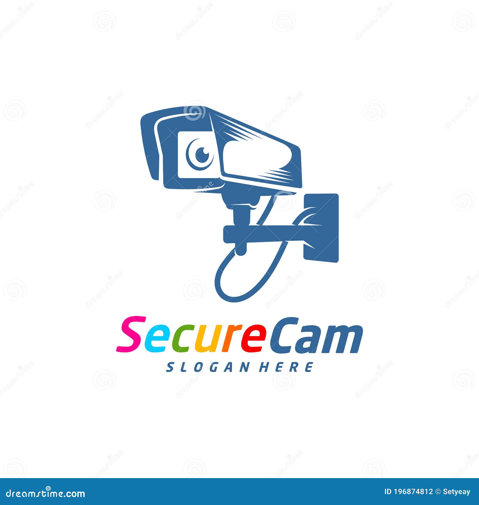 CCTV Camera Logo Design Vector Template, Concept Symbol Icon Stock ...