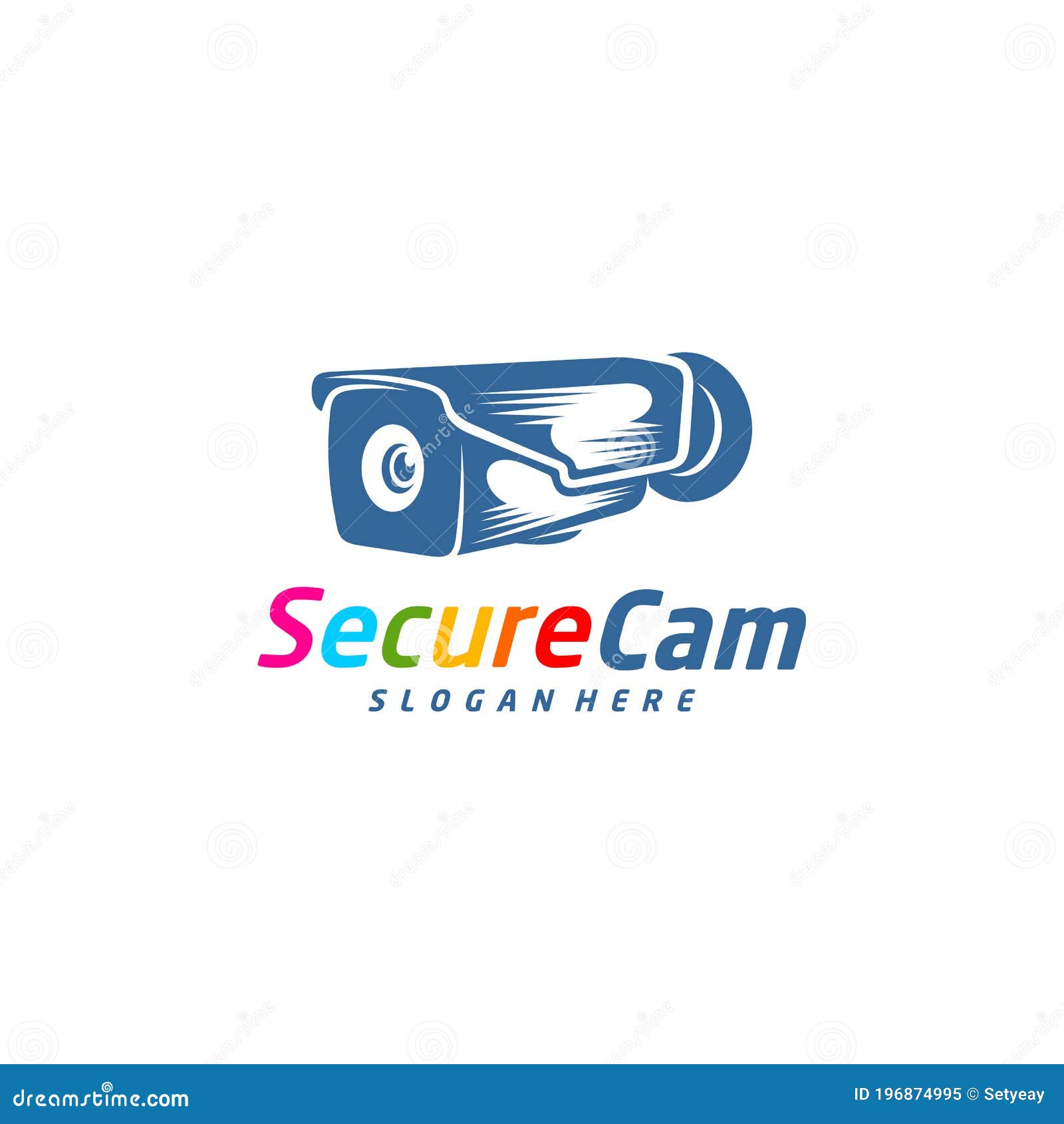 CCTV Camera Logo Design Vector Template, Concept Symbol Icon Stock ...