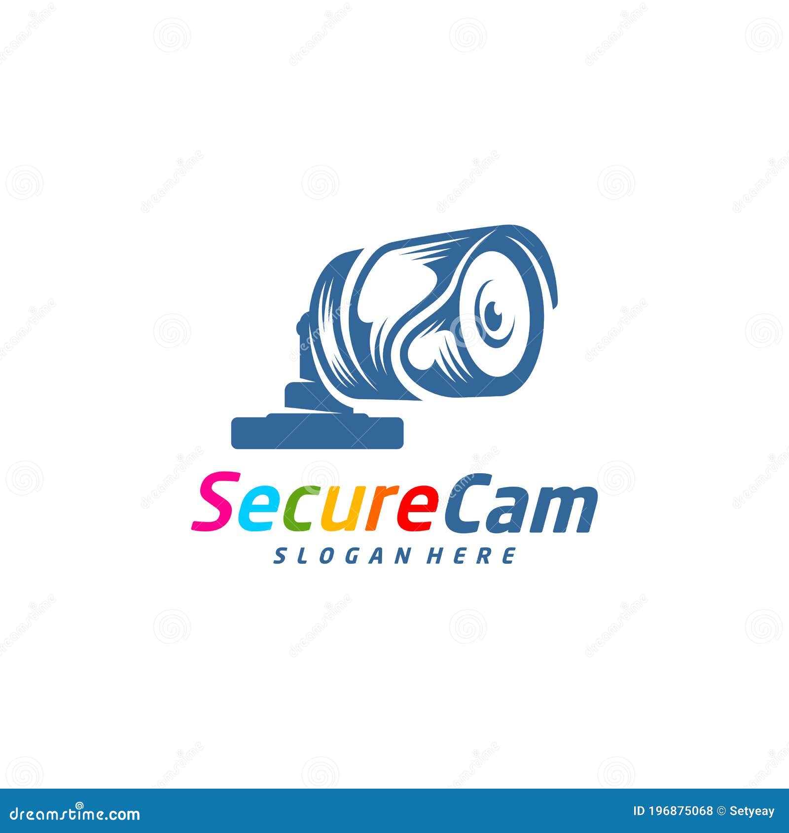 CCTV Camera Logo Design Vector Template, Concept Symbol Icon Stock ...