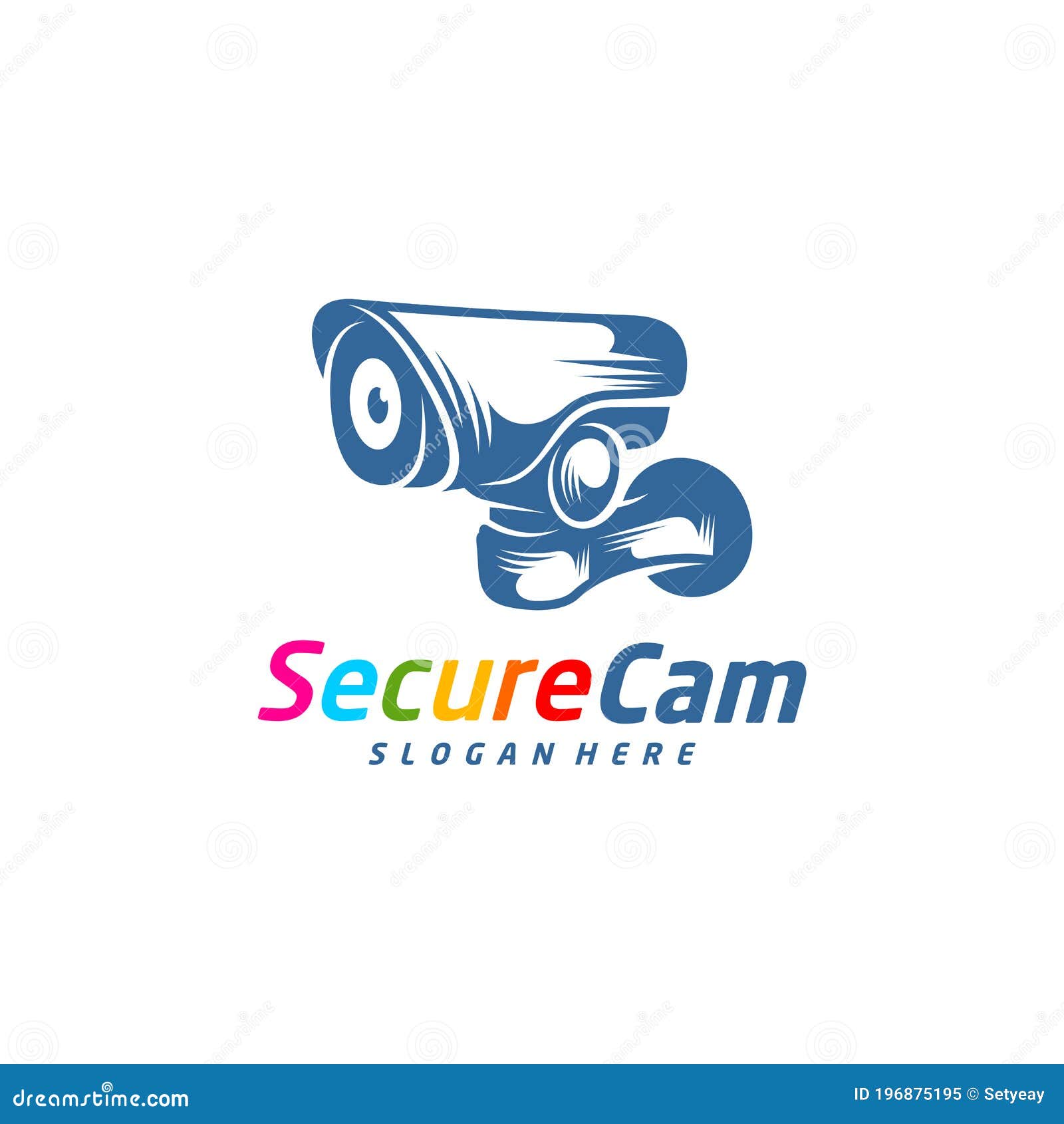 CCTV Camera Logo Design Vector Template, Concept Symbol Icon Stock ...