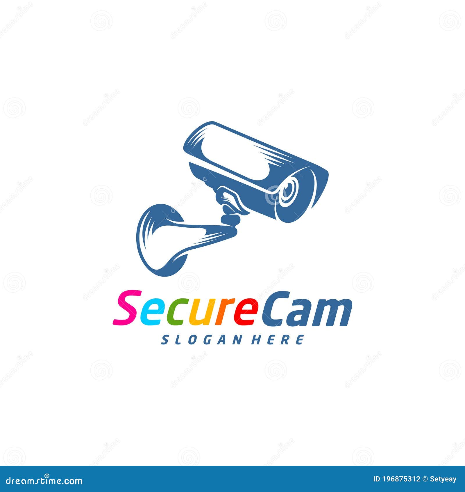 CCTV Camera Logo Design Vector Template, Concept Symbol Icon Stock ...