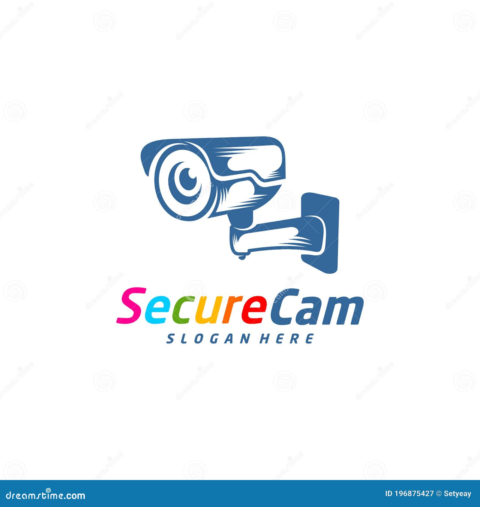 CCTV Camera Logo Design Vector Template, Concept Symbol Icon Stock ...