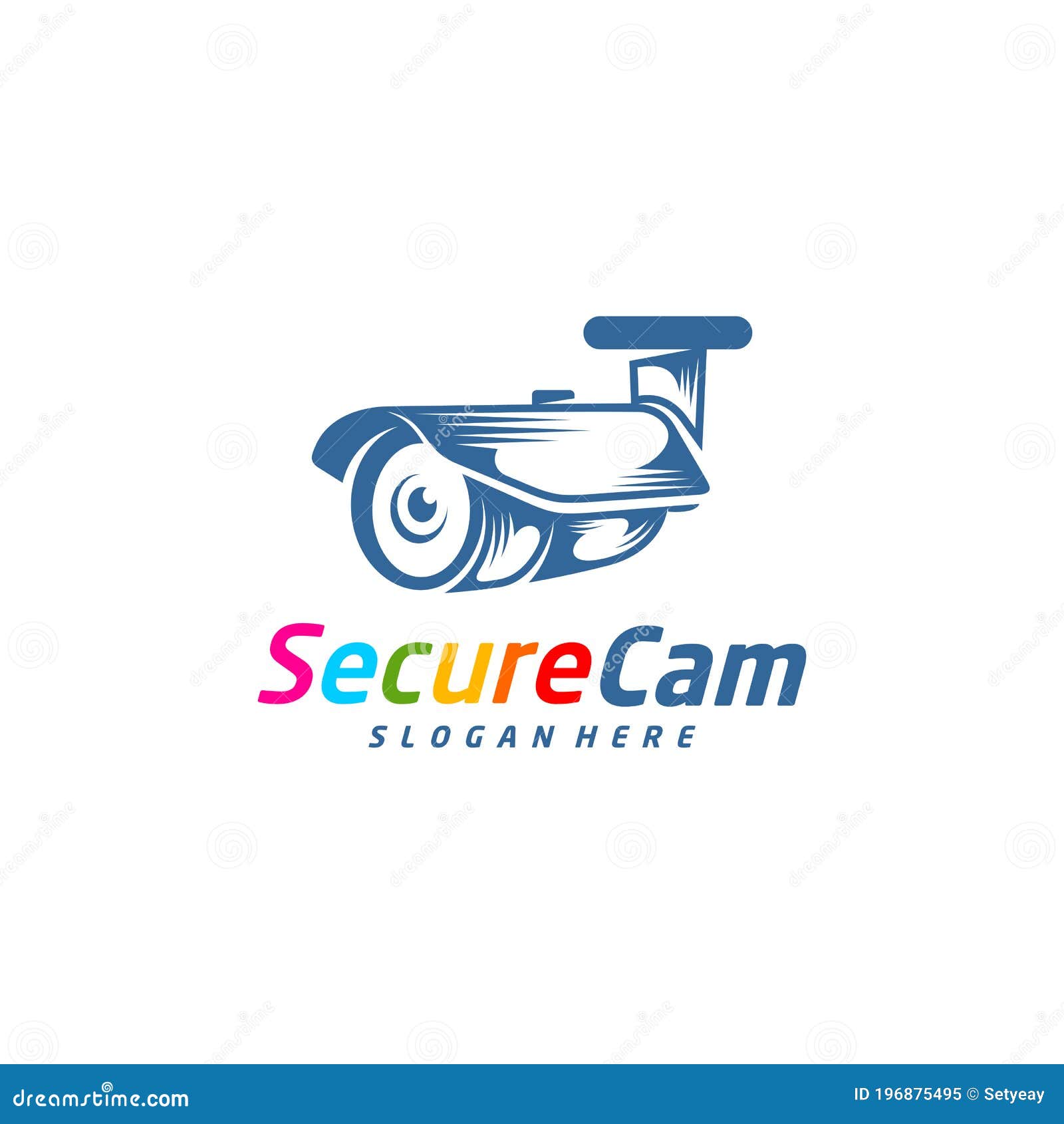 CCTV Camera Logo Design Vector Template, Concept Symbol Icon Stock ...