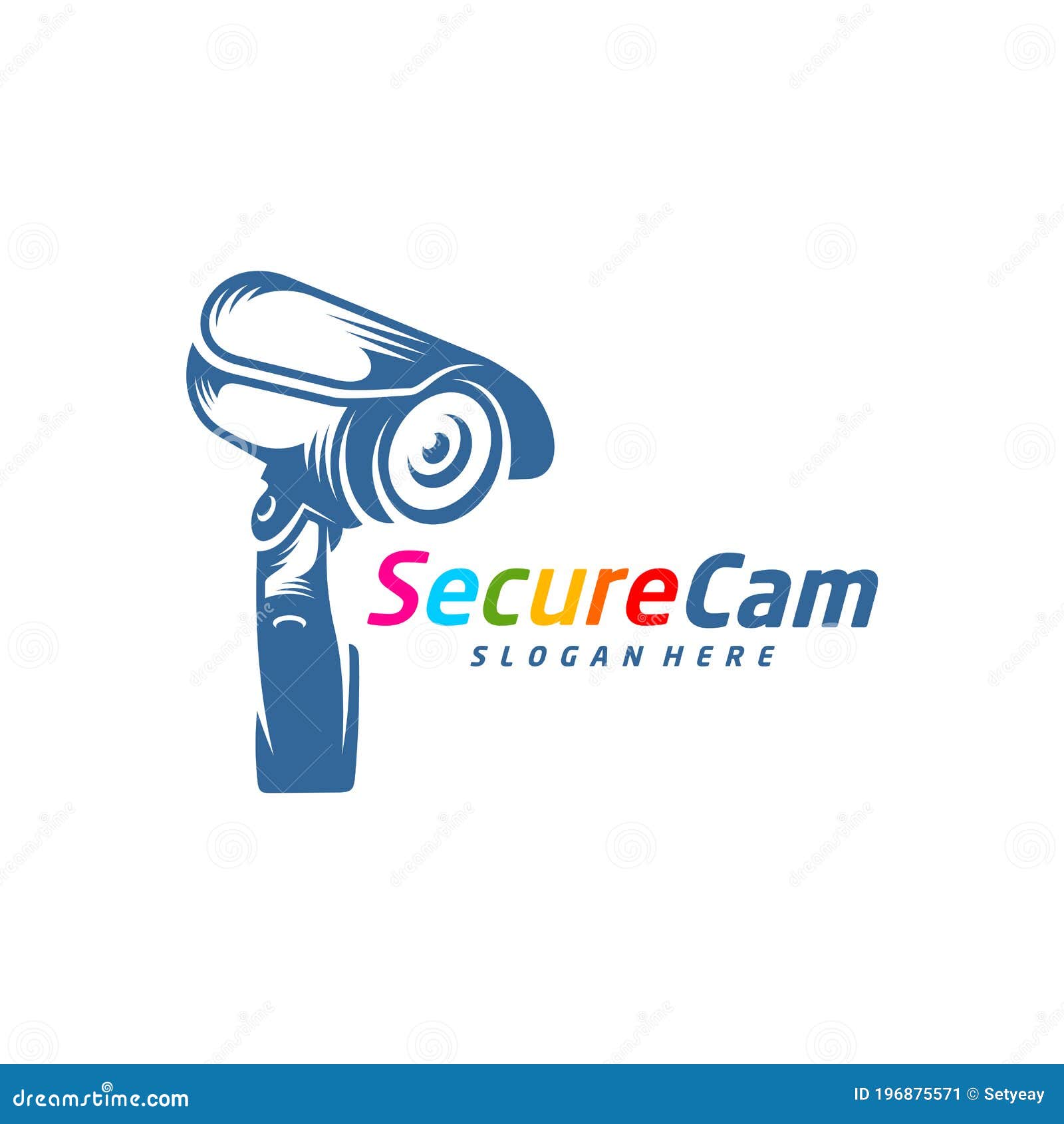 CCTV Camera Logo Design Vector Template, Concept Symbol Icon Stock ...