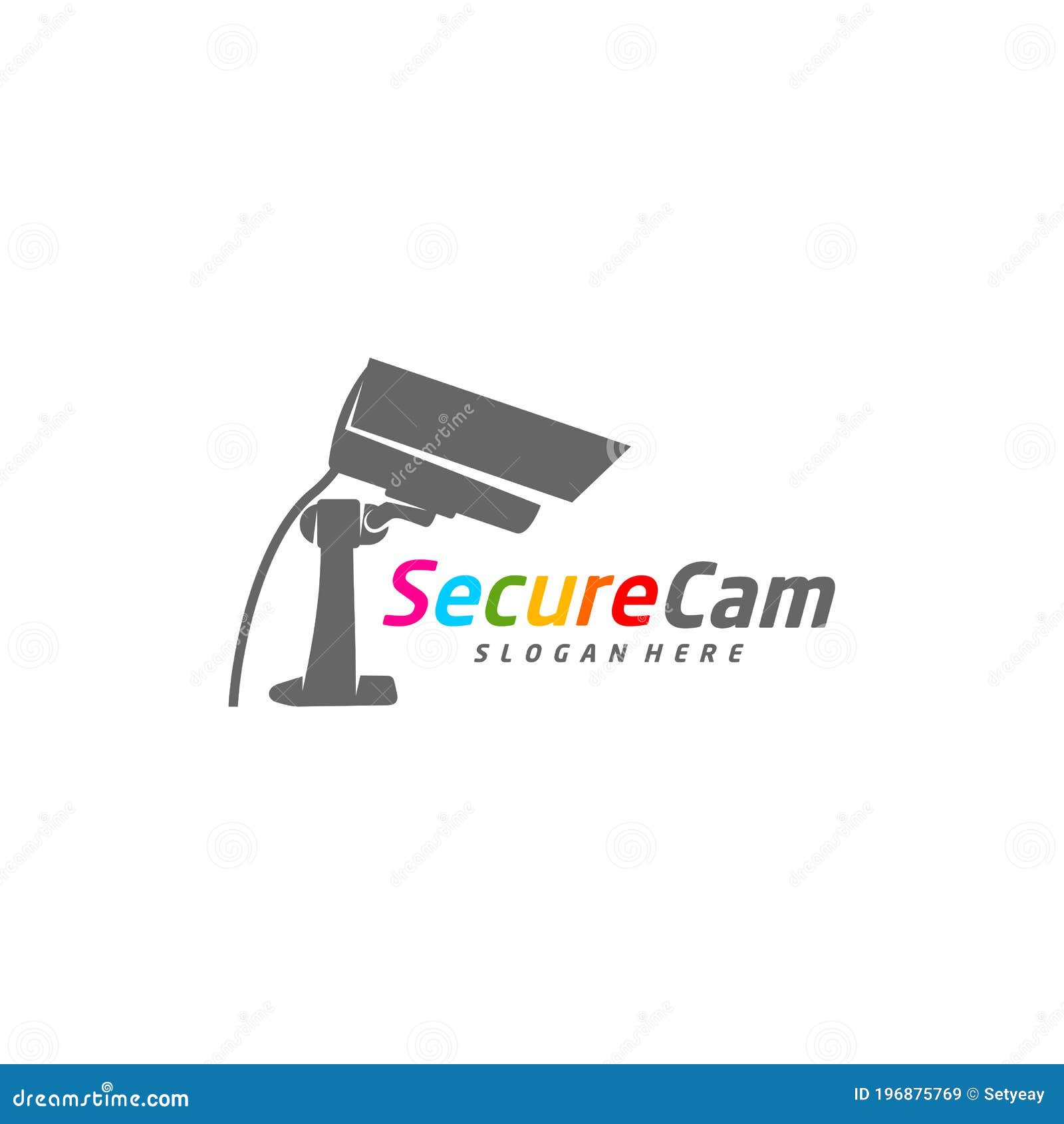 CCTV Camera Logo Design Vector Template, Concept Symbol Icon Stock ...