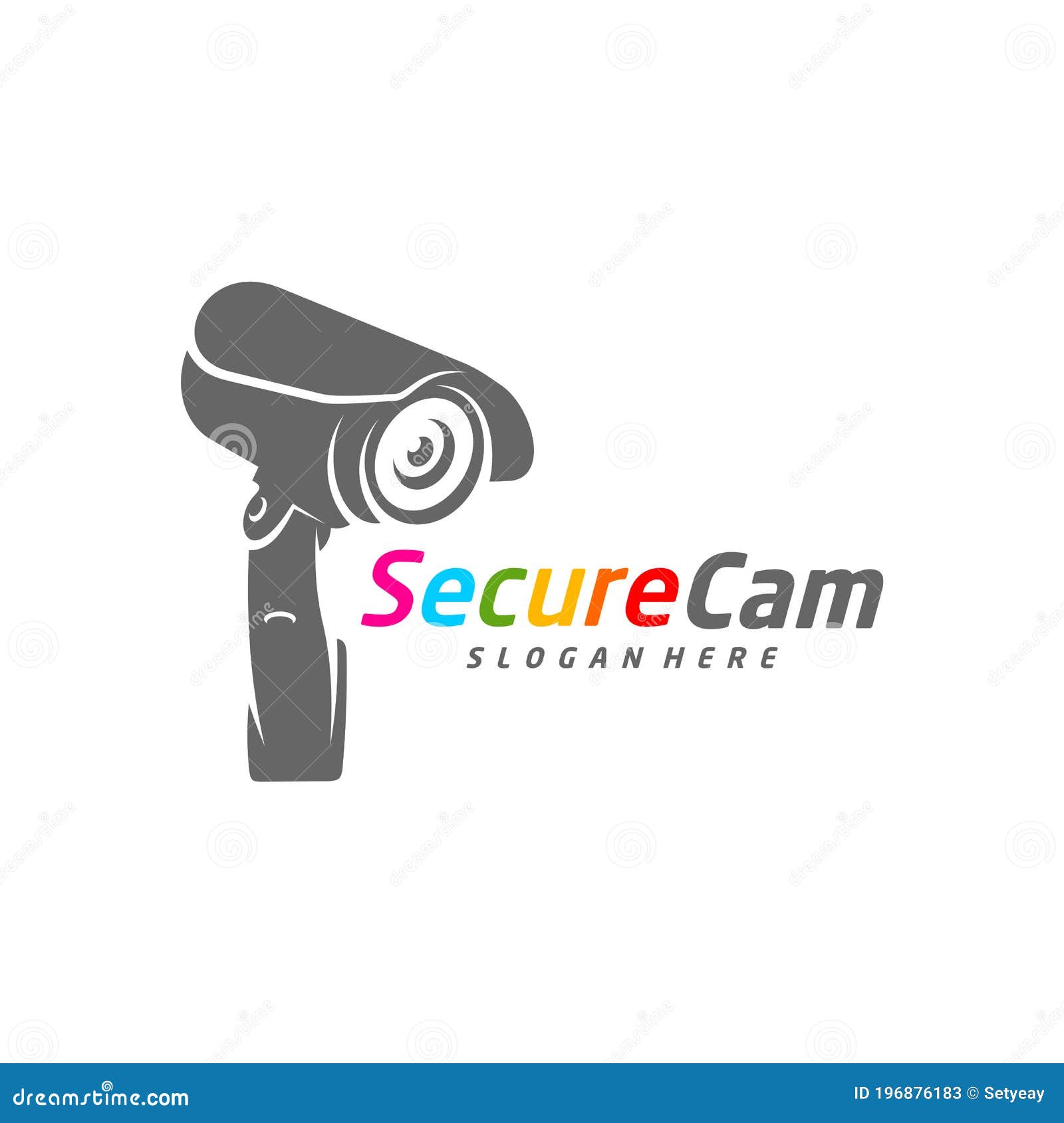 CCTV Camera Logo Design Vector Template, Concept Symbol Icon Stock ...