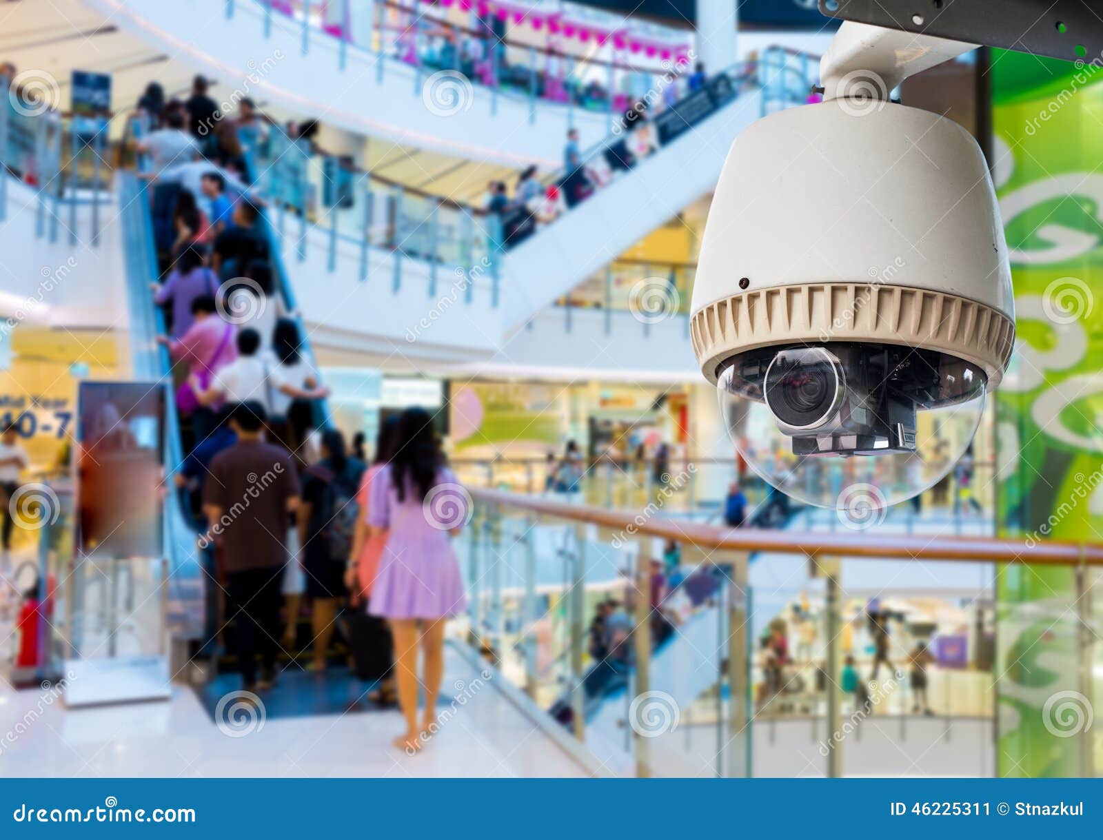 CCTV Camera stock image. Image of look, electronic, commercial - 46225311