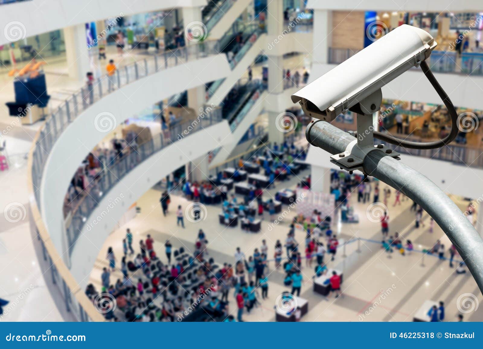 CCTV Camera stock photo. Image of people, interior, look - 46225318