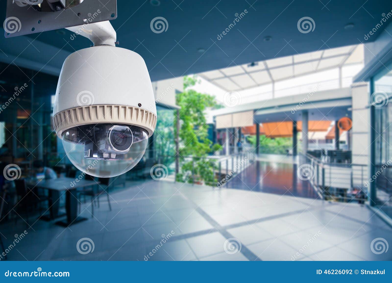 CCTV Camera Operating stock photo. Image of operating - 46226092