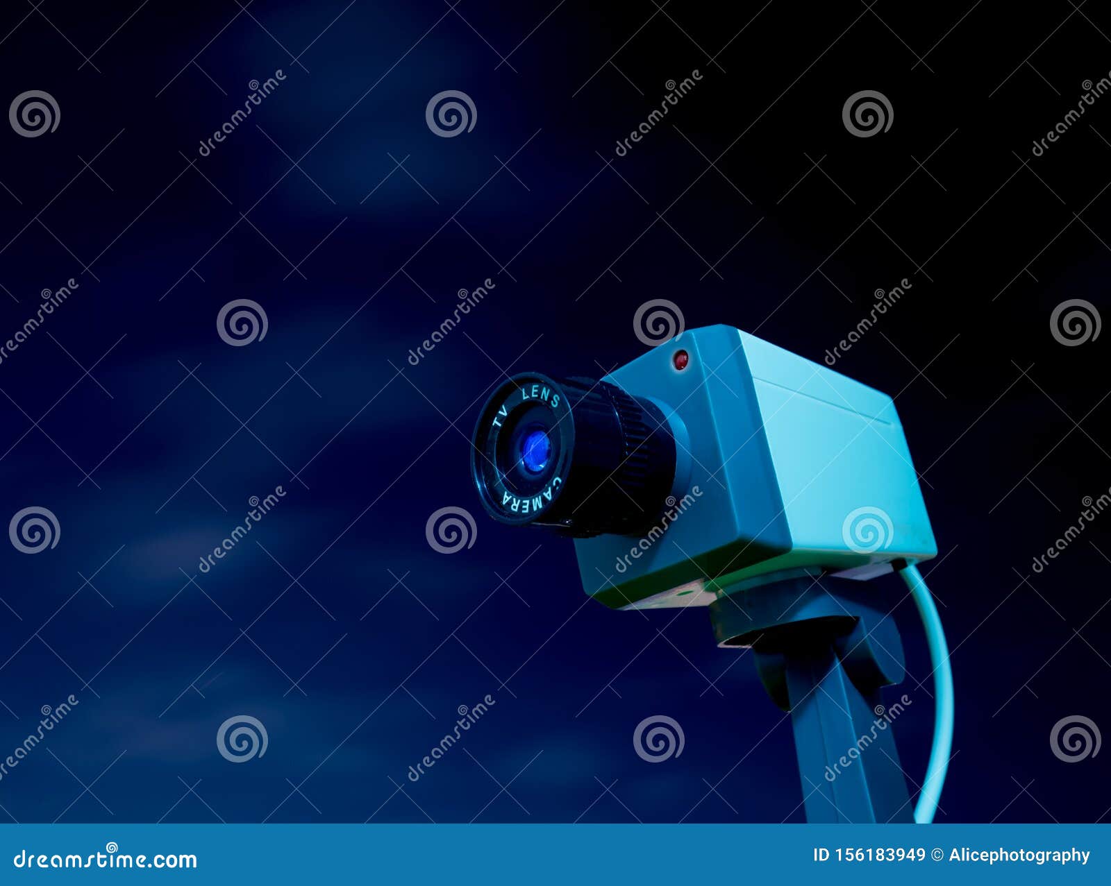 CCTV Camera Outdoor with Sky and Cloud Stock Image - Image of hotel ...