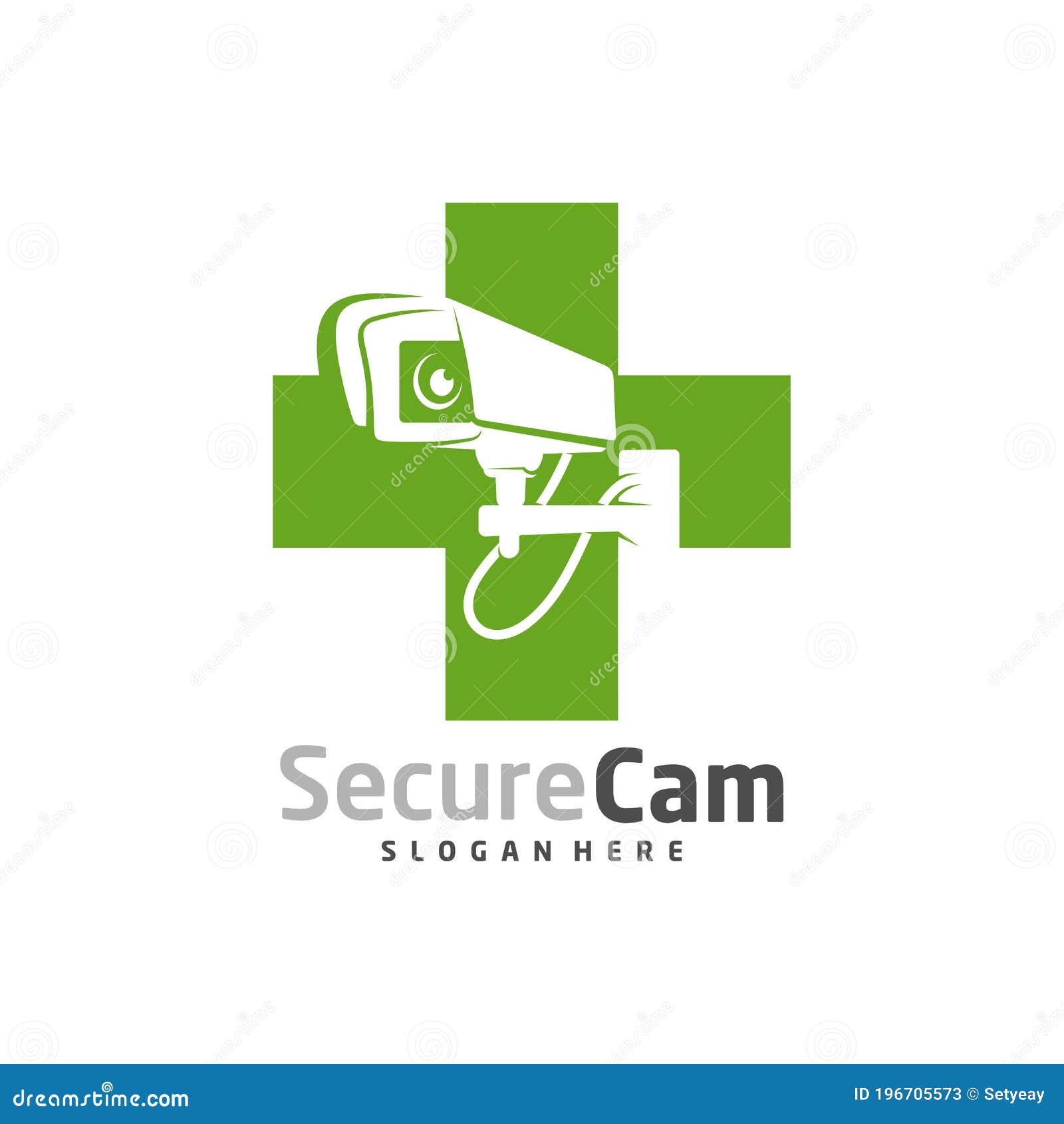 CCTV Camera with Plus Icon Logo Design Vector Template, Concept Symbol ...