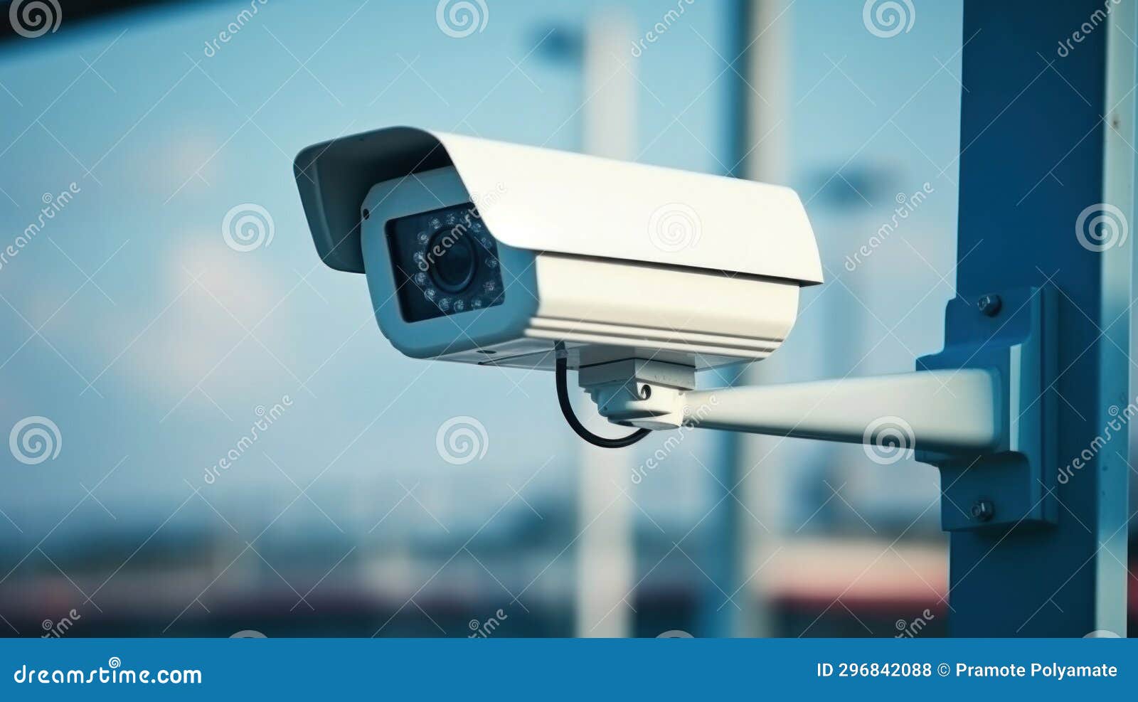CCTV Camera for Safety System Area Control. Security Camera Stock ...