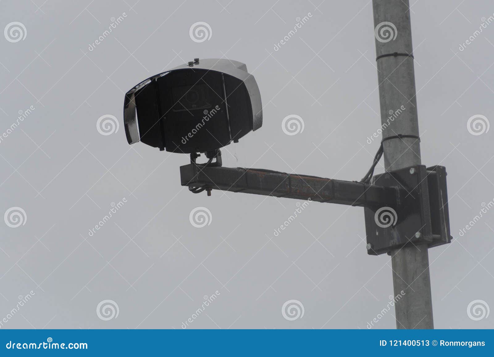 CCTV Camera Scanning in a Car Park Stock Image - Image of camera ...