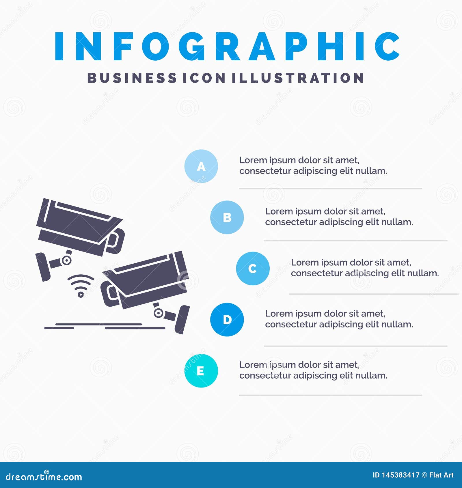 CCTV, Camera, Security, Surveillance, Technology Infographics Template ...