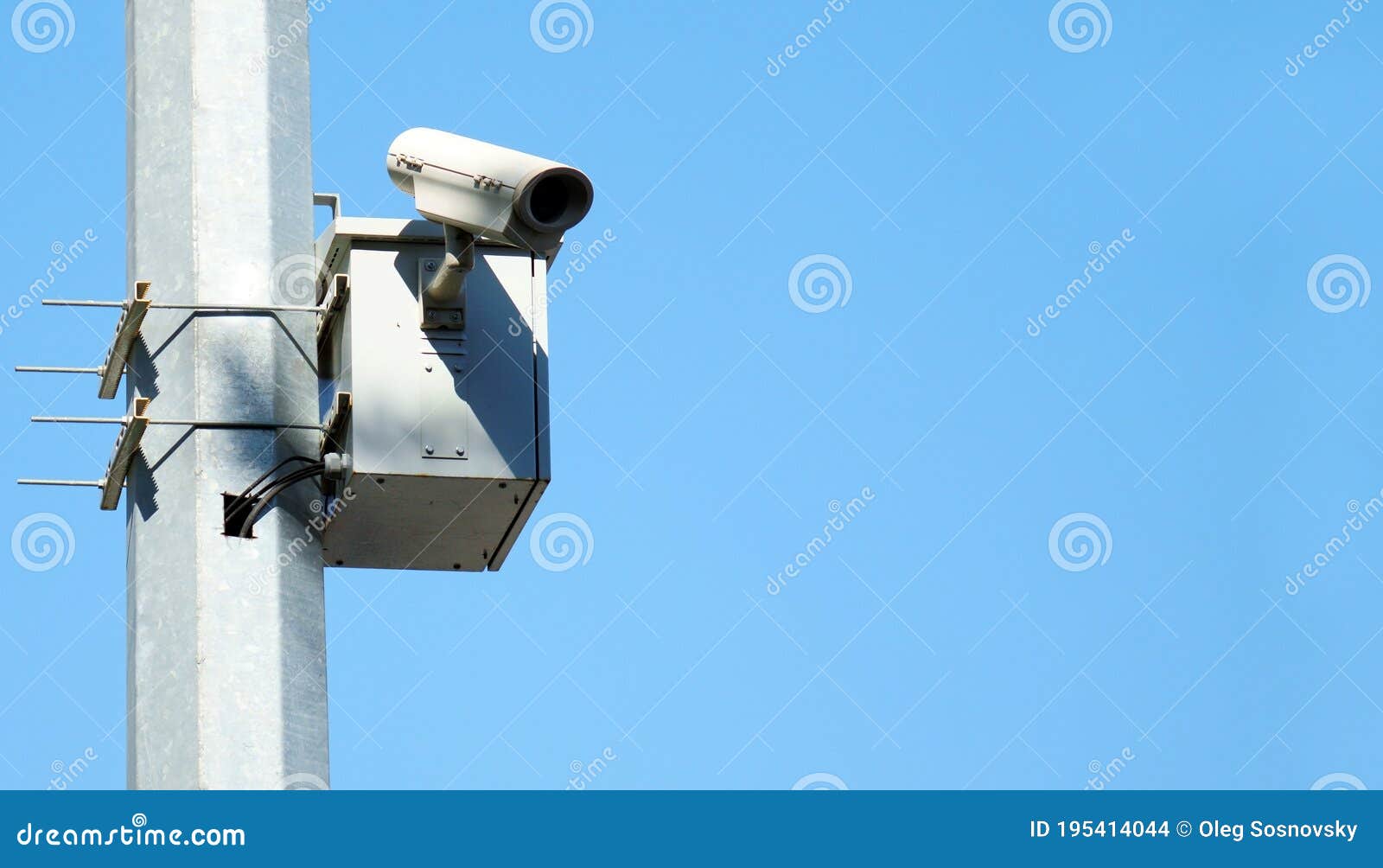 CCTV Camera in the Security System. Camera Mounting System Stock Photo ...