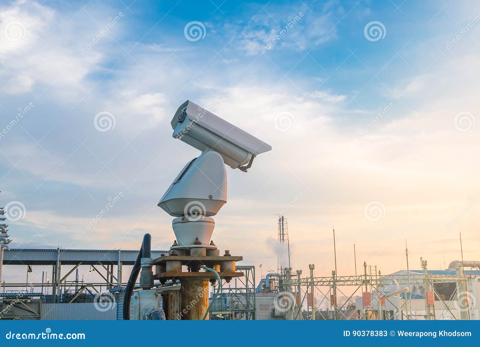 CCTV camera stock image. Image of observe, industry, looking - 90378383