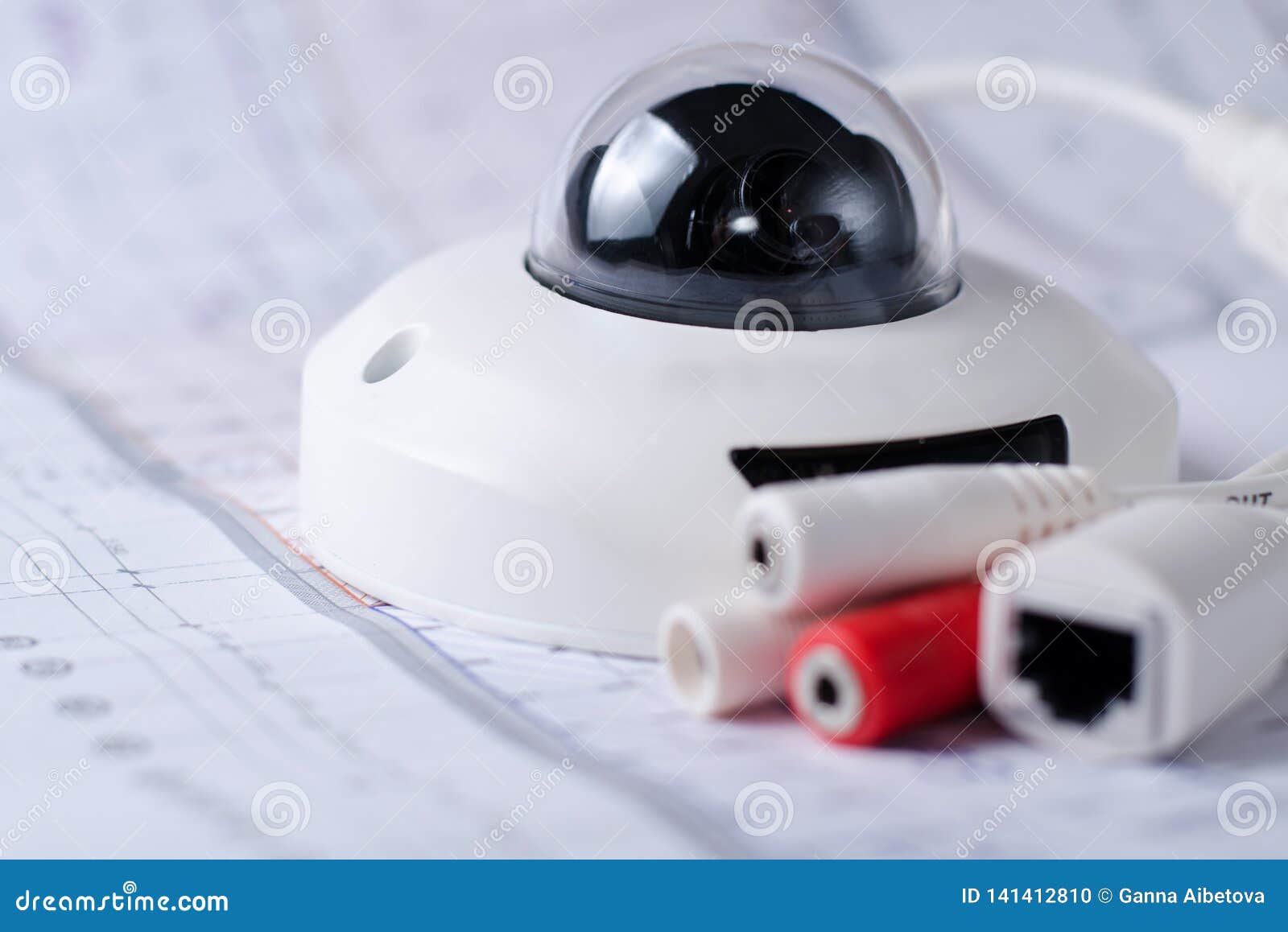 Cctv Camera Security System. Video Securityt on a Table. Good for ...