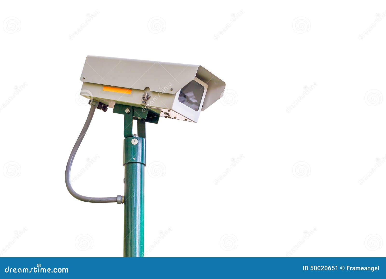Cctv Camera Security on White Background for Safety Concept Stock Image ...