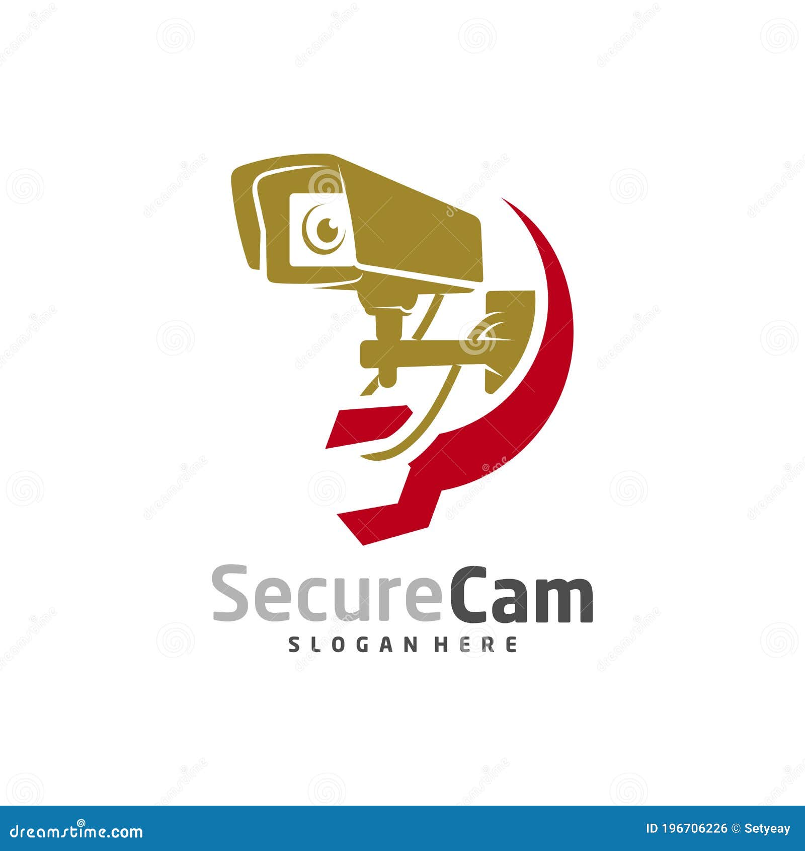 CCTV Camera with Service Icon Logo Design Vector Template, Concept ...