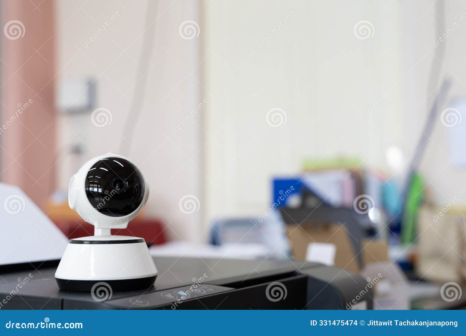 CCTV Camera Surveillance Safety System in the Building. Security Camera ...