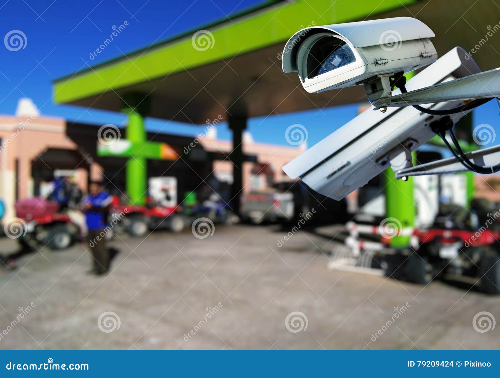 Cctv Camera Surveillance Service Station Photos - Free & Royalty-Free ...
