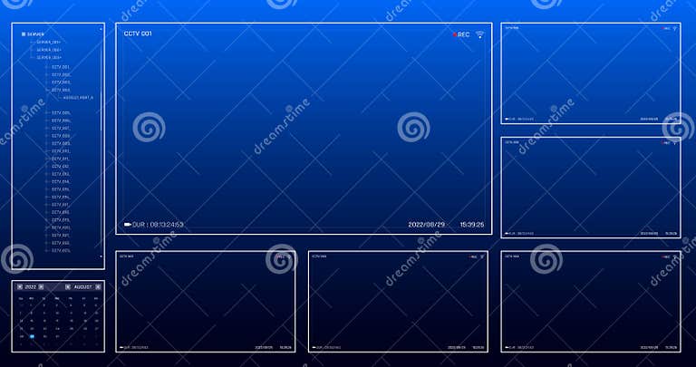 CCTV Camera User Interface Surveillance 008 Stock Vector - Illustration ...