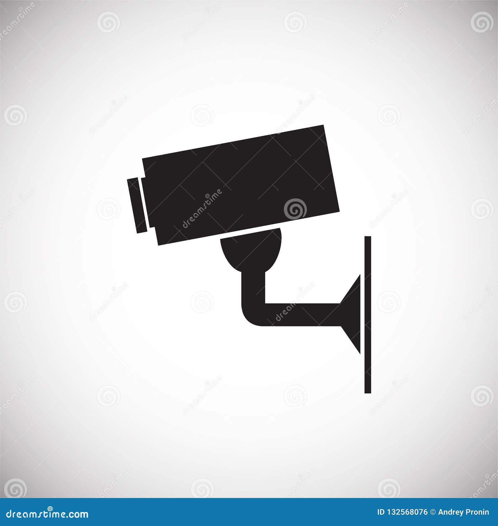 CCTV Camera on White Background for Graphic and Web Design, Modern ...