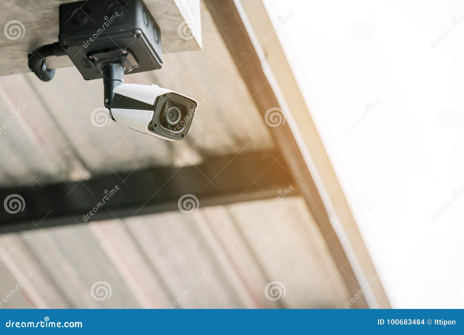CCTV cameras stock photo. Image of technology, electronics - 100683484
