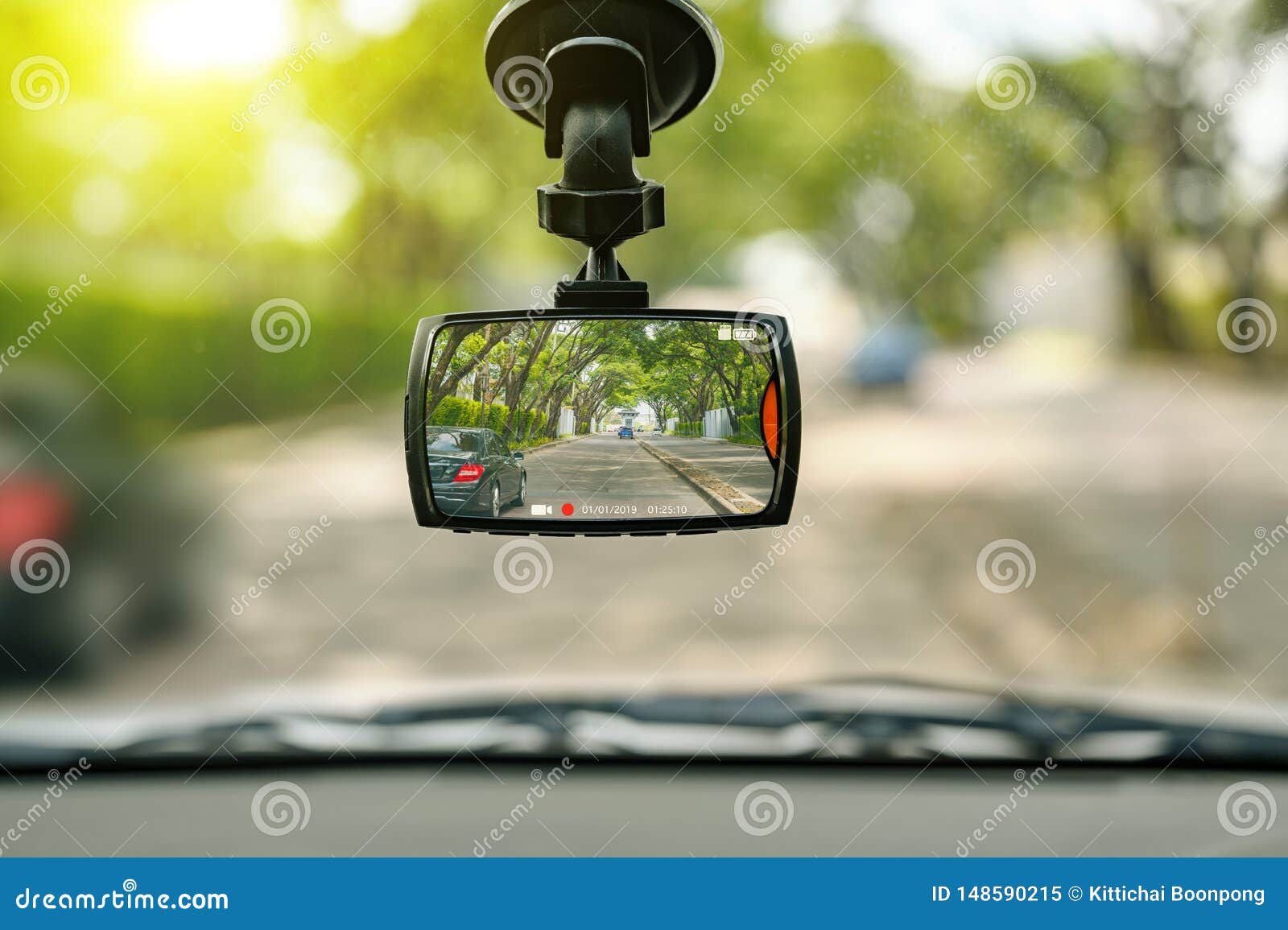 CCTV Car Camera for Safety on the Road Accident Stock Image - Image of ...