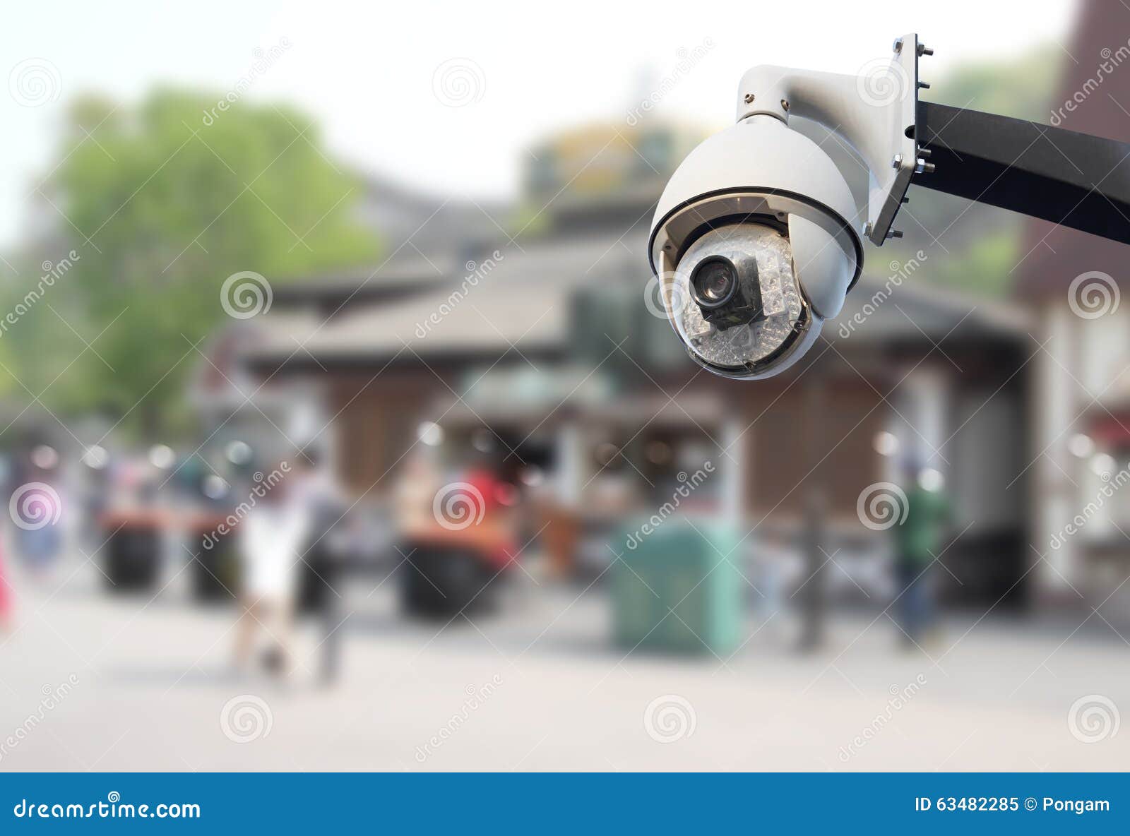Cctv in city stock image. Image of protect, security - 63482285
