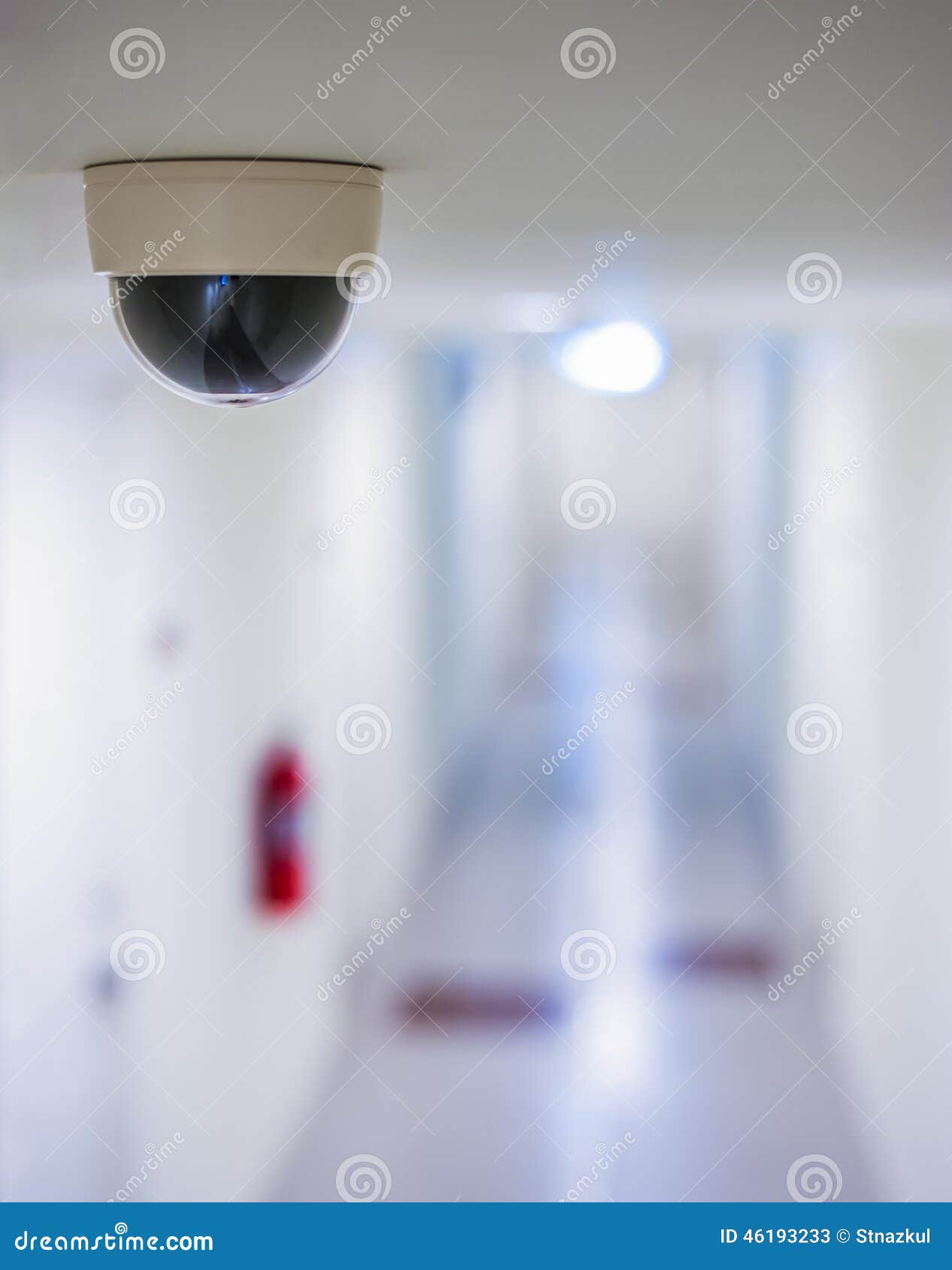 CCTV in Condominiun in Front of Rooms Stock Image - Image of property ...