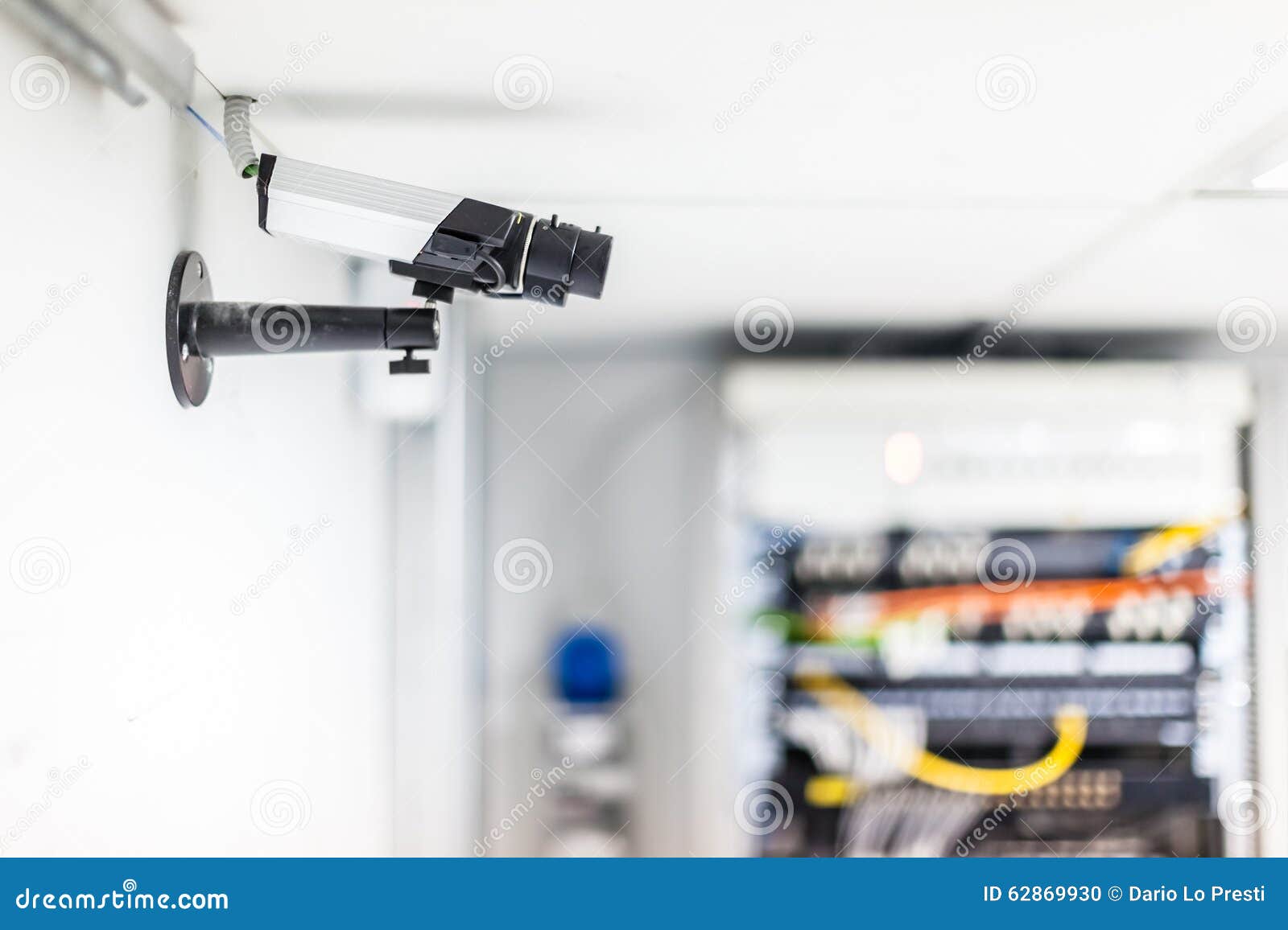 Cctv della sala del server fotografia stock. Immagine di sicuro - 62869930