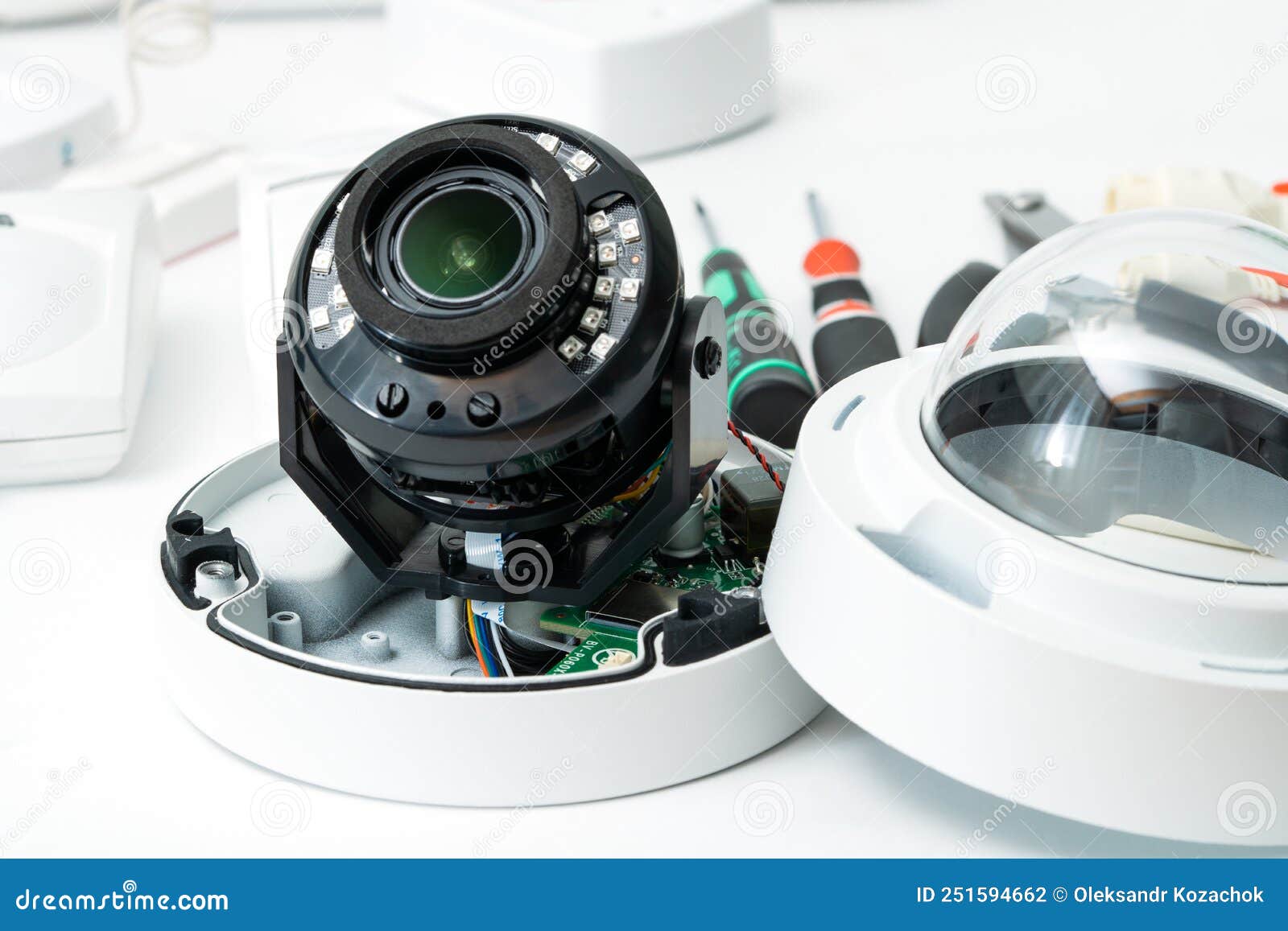 Cctv Diy Installation and Tools,take Me To Work, DIY. Stock Photo ...