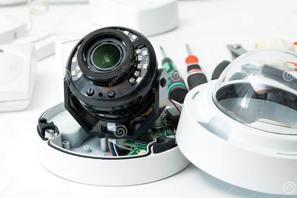 Cctv Diy Installation and Tools,take Me To Work, DIY. Stock Photo ...