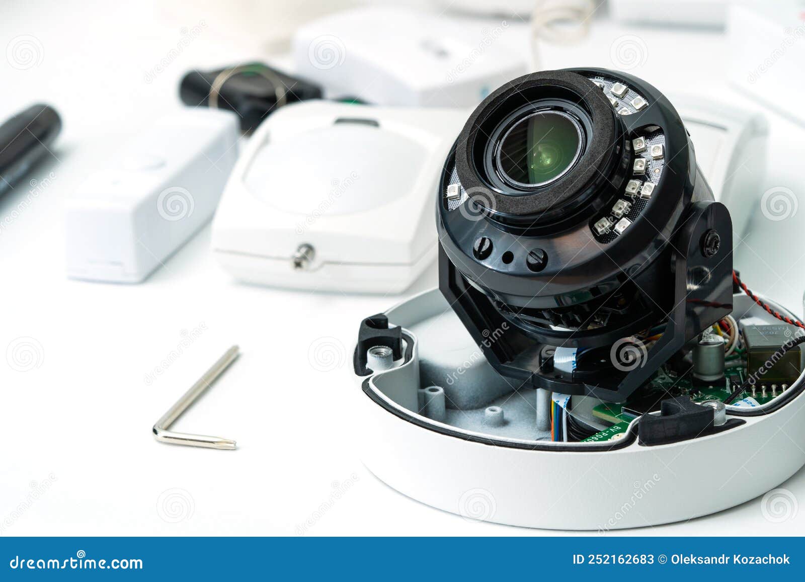 Cctv Diy Installation and Tools,take Me To Work, DIY. Stock Image ...