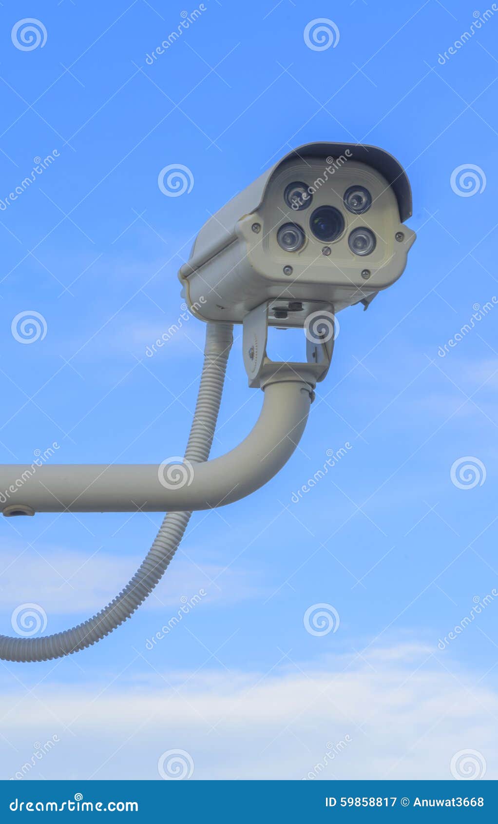 CCTV Header for Heeding by Secuerity Team Stock Image - Image of ...