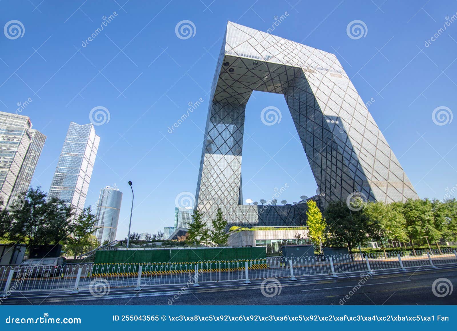 CCTV Headquarters Building in Beijing Stock Image - Image of cctv ...