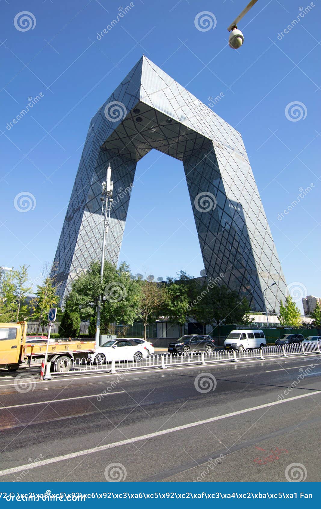 The CCTV Headquarters In Beijing, China Editorial Photo | CartoonDealer ...