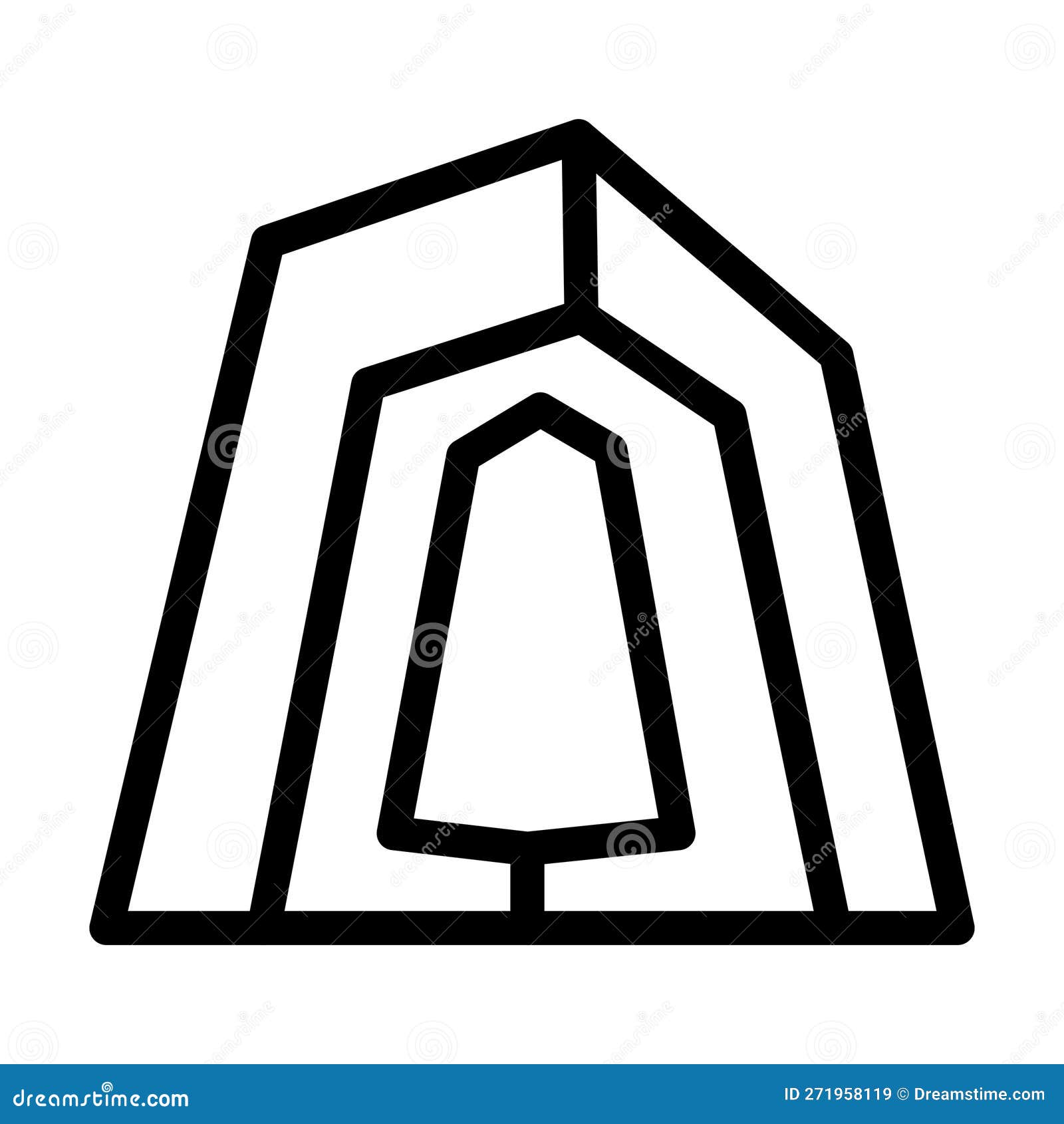 Cctv Headquarters Vector Thick Line Icon for Personal and Commercial ...