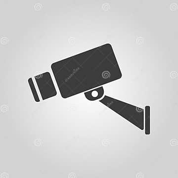 The Cctv Icon. Camera and Surveillance, Security, Observation Symbol ...