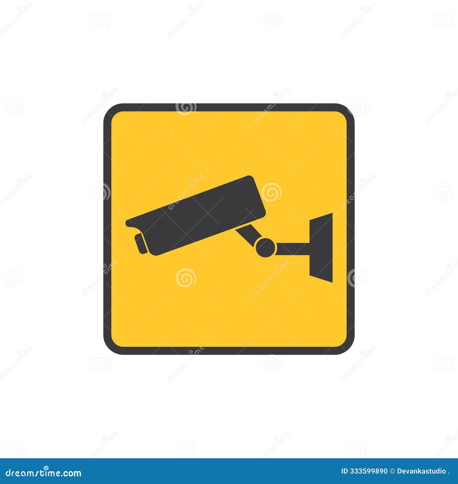 The Cctv Icon. Camera And Surveillance, Security, Observation Symbol ...
