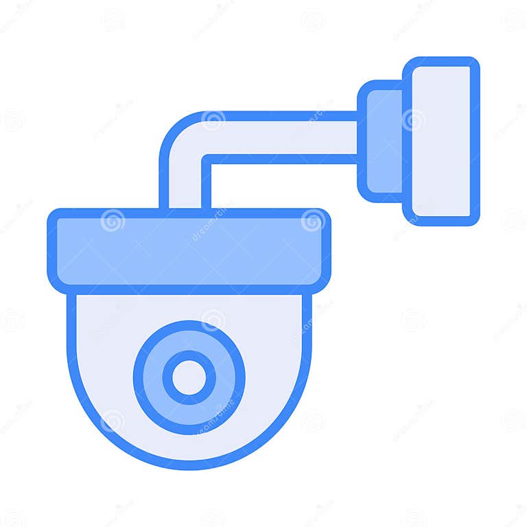 Cctv Icon. Security Camera Icon Vector Stock Vector - Illustration of ...