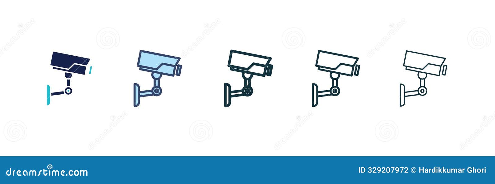 The Cctv Icon. Camera And Surveillance, Security, Observation Symbol ...