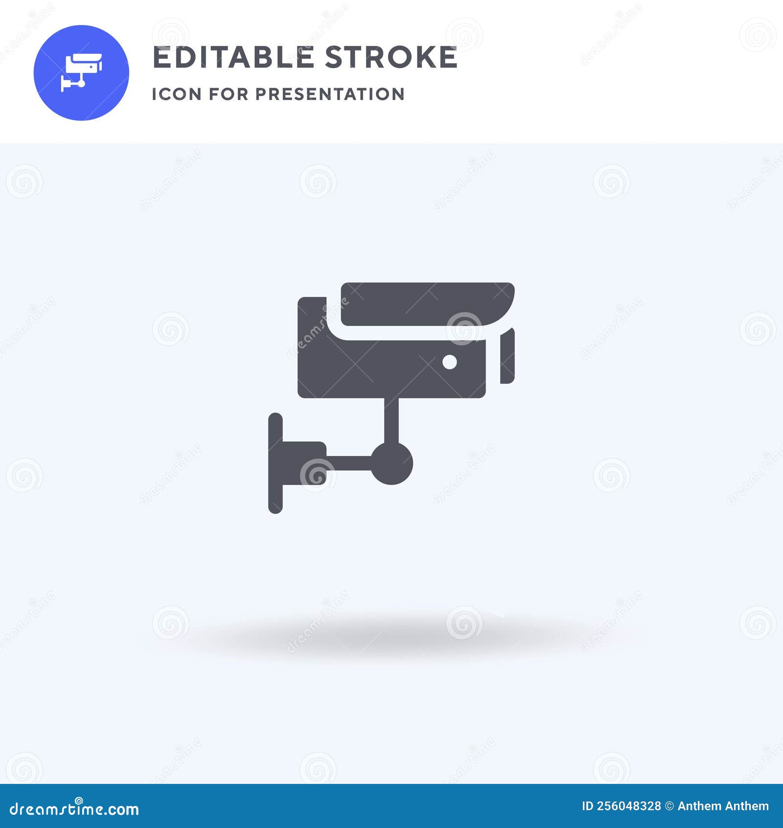 Cctv Icon Vector, Filled Flat Sign, Solid Pictogram Isolated on White, Logo Illustration. Cctv ...