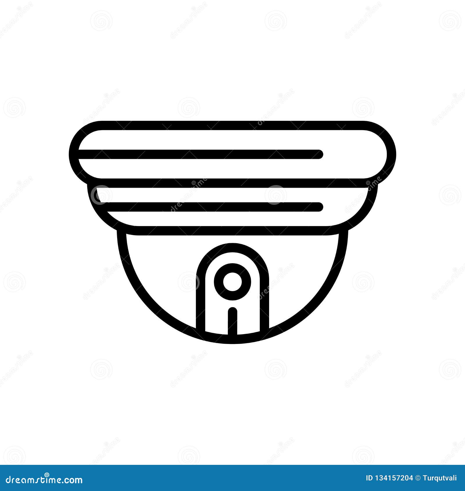 Cctv Icon Vector Isolated on White Background, Cctv Sign , Line and ...