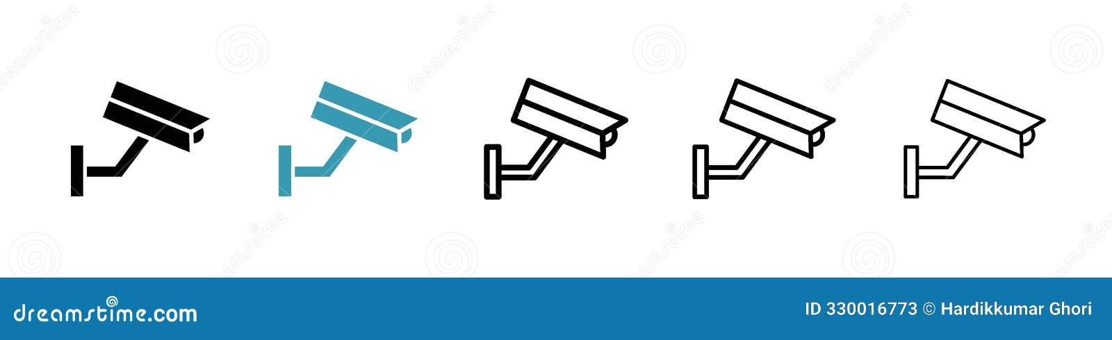 The Cctv Icon. Camera And Surveillance, Security, Observation Symbol ...