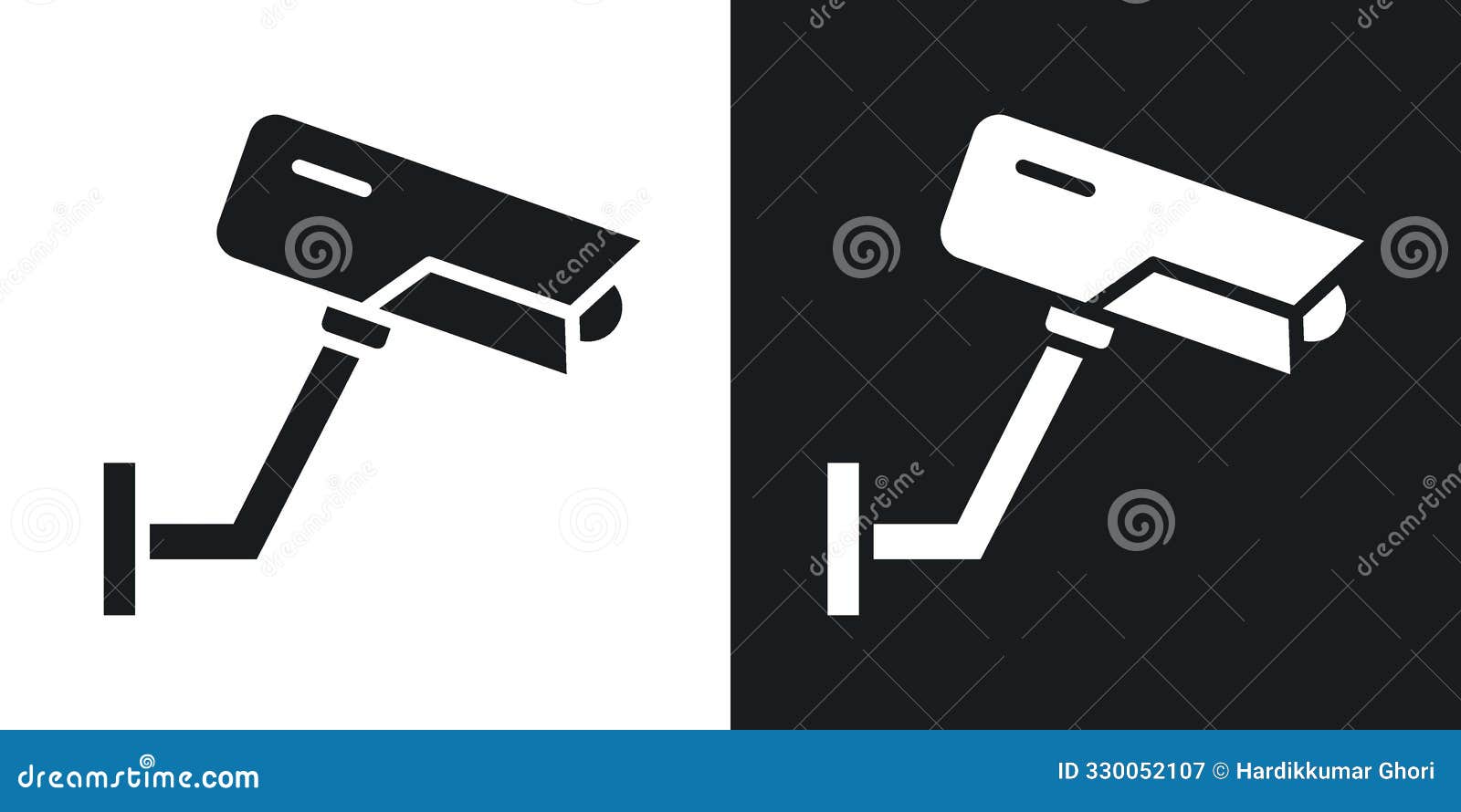 The Cctv Icon. Camera And Surveillance, Security, Observation Symbol ...
