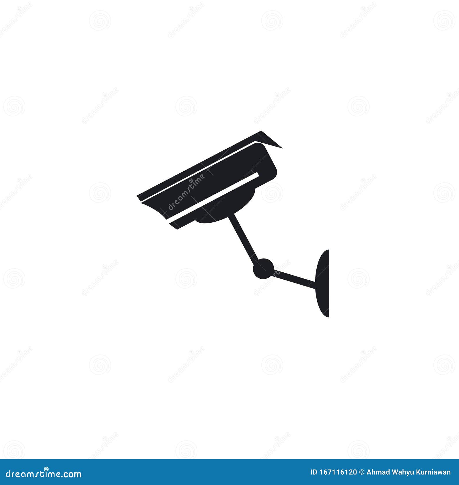 CCTV icon vector stock vector. Illustration of monitoring - 167116120